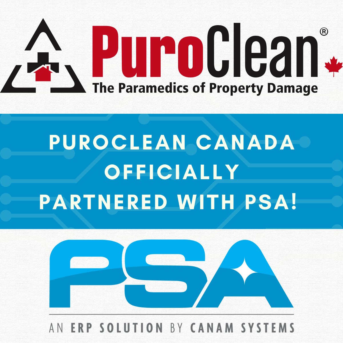 PuroClean Canada chose PSA as Restoration Technology Provider